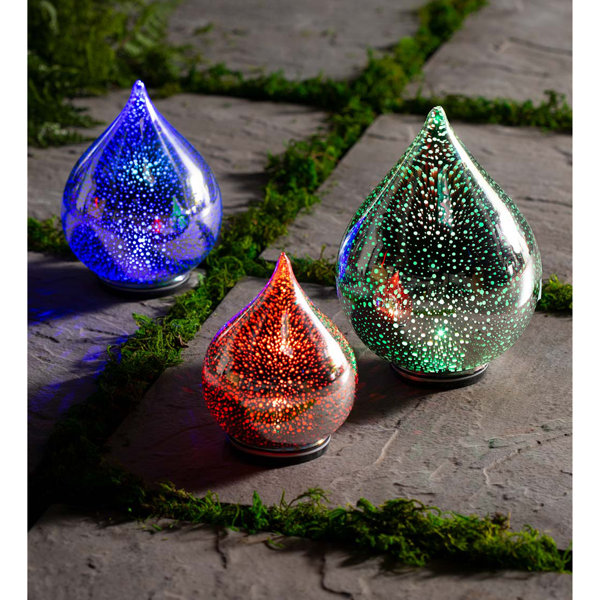 Arlmont & Co. Minja 3 Piece Gazing Ball Set | Wayfair