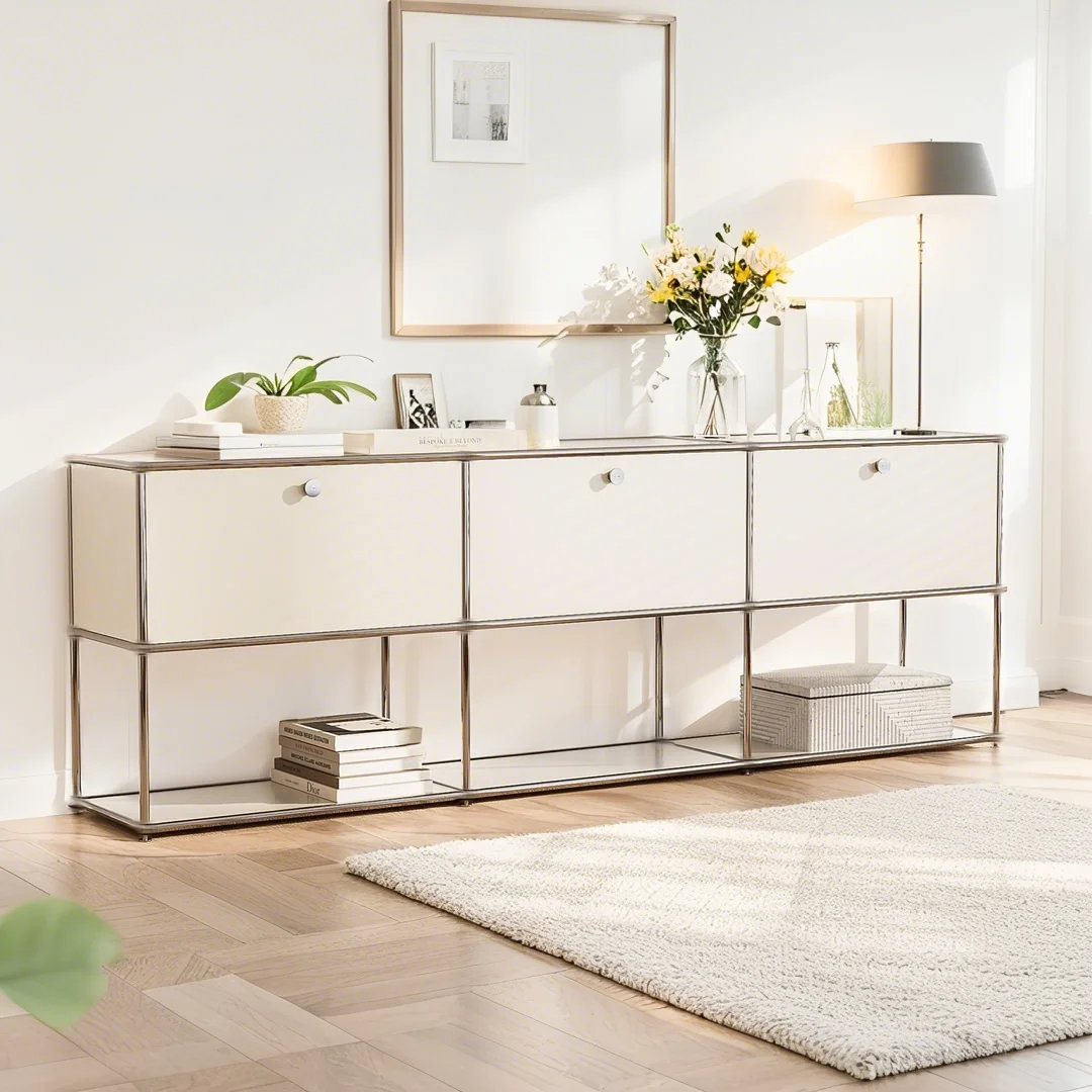 Hokku Designs Modern Storage Cabinet, Free-standing Storge Organizer ...