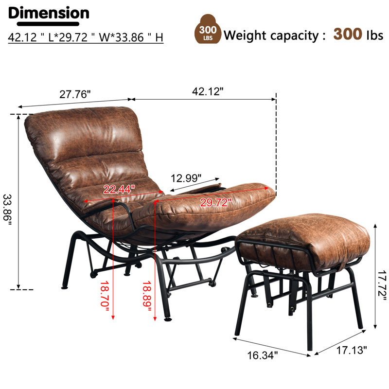 17 Stories Matigan Metal Rocking Chair | Wayfair