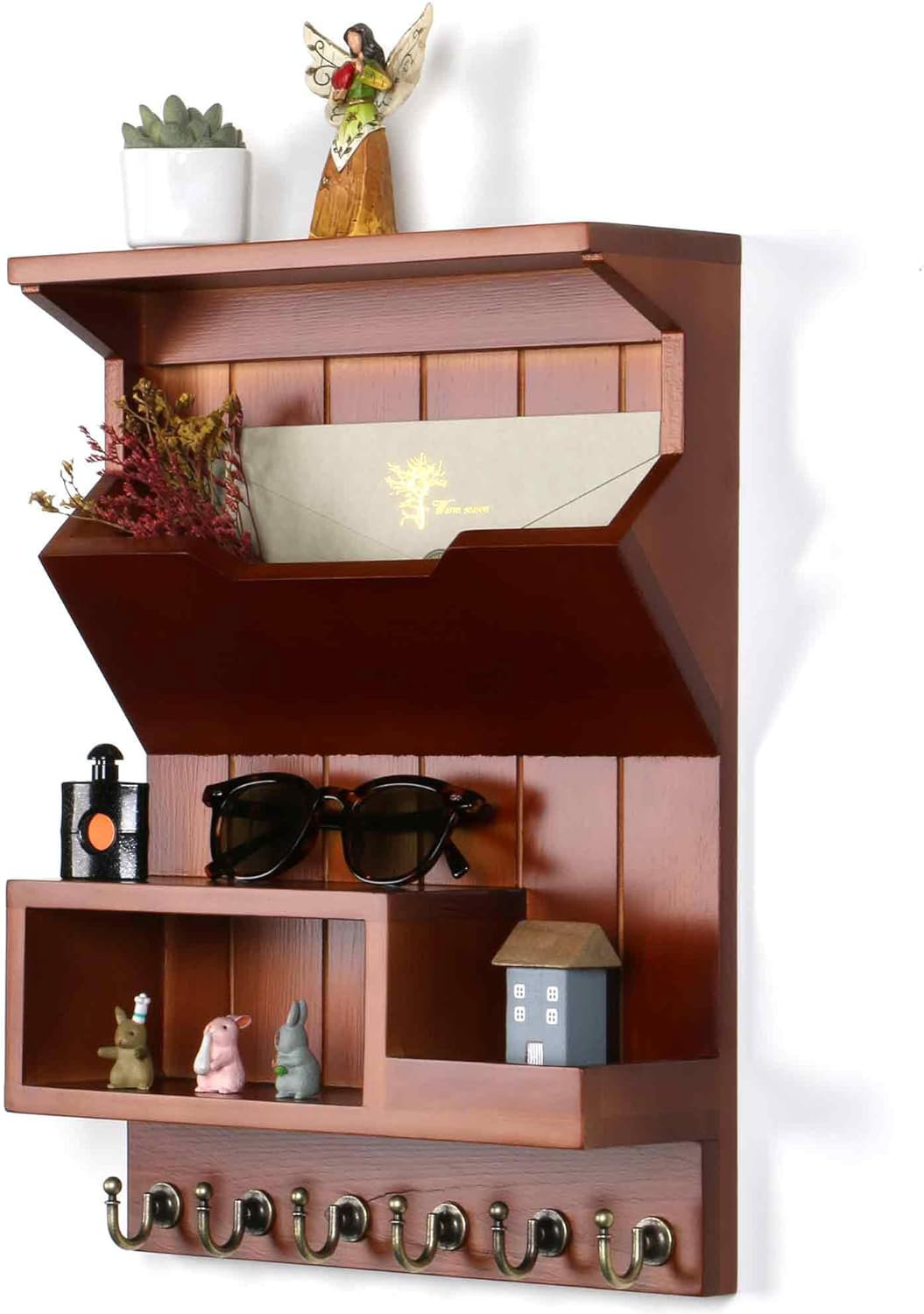 RAPTIZ Key Holder For Wall, Mail And Key Holder, Mail Organizer Wall ...