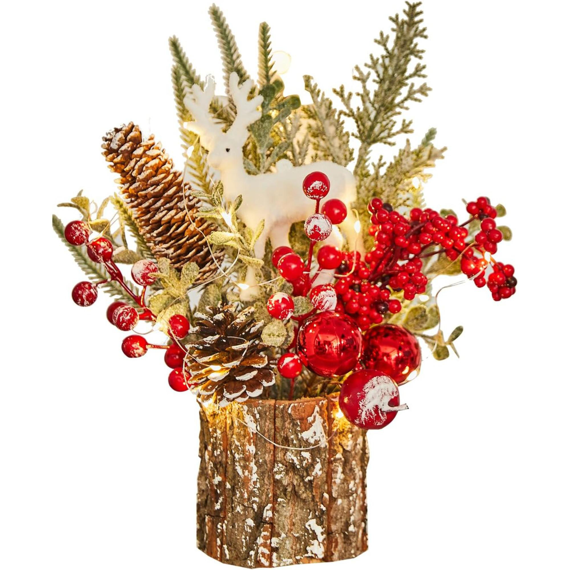 Ophelia & Co. Xmas Decor Christmas Tree With Lights - Artificial ...