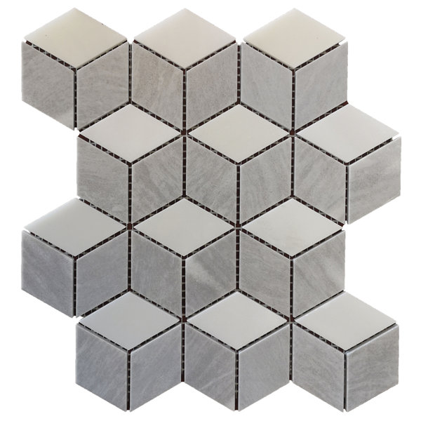 Mango Tile 12" x 12" Straight Edge Natural Stone Mosaic Sheet Wall ...