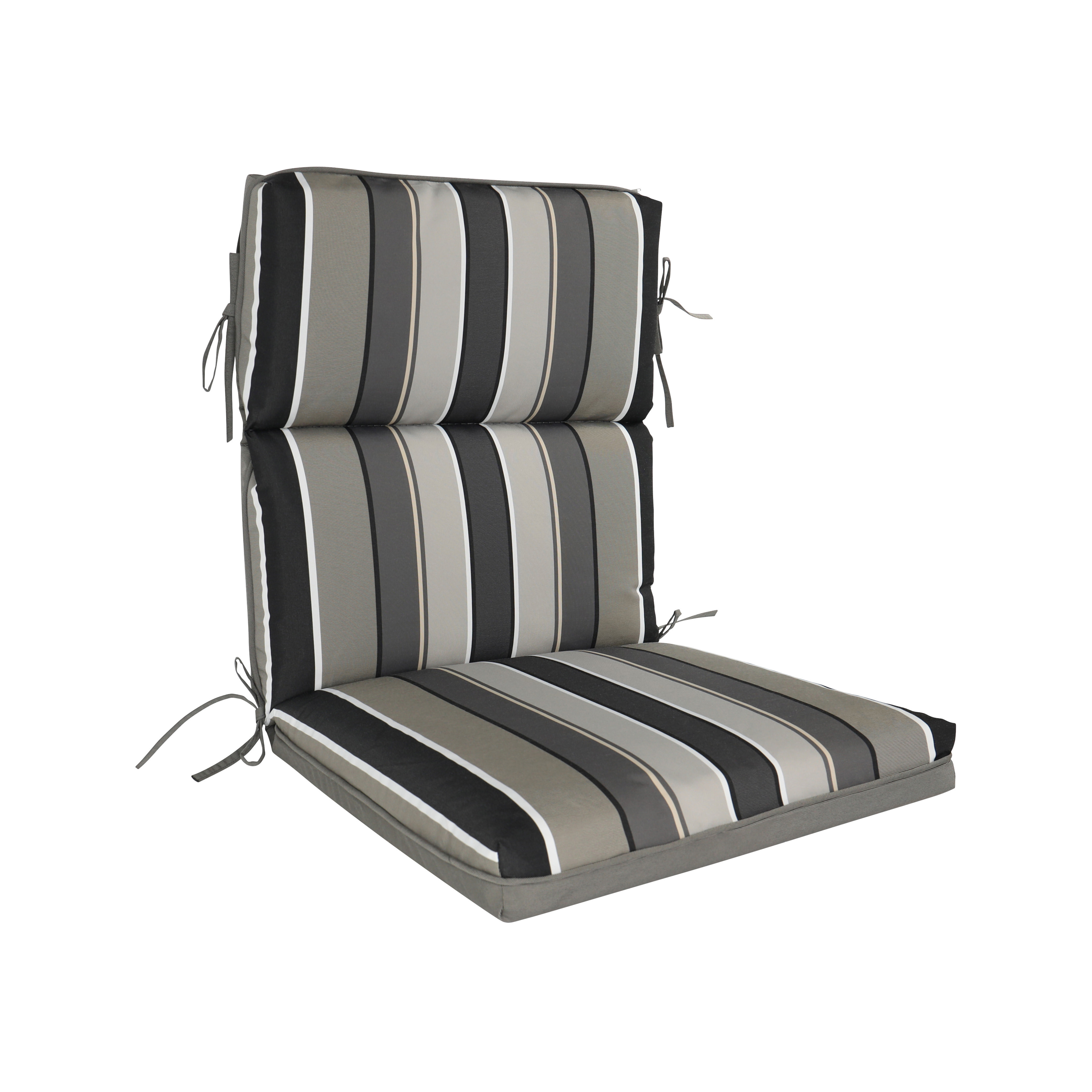 Latitude Run® Rohando Stripe Outdoor/Indoor High Back Dining Chair ...