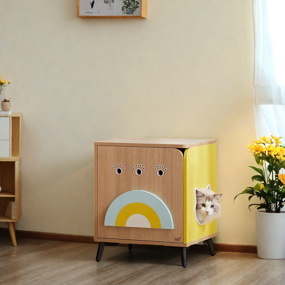 AWORET Modern Minimalist Cat House Side Table | Wayfair