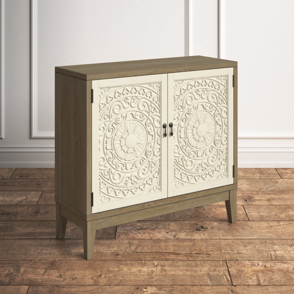 Kelly Clarkson Home Lorene Solid Wood 2-Door Accent Cabinet & Reviews ...