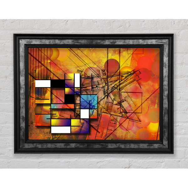 Bright Star Cubism Rainbow - Single Picture Frame Print | Wayfair.co.uk