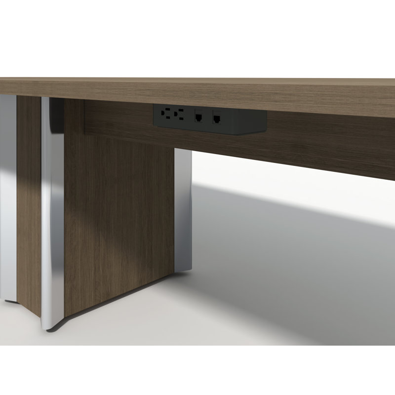 In2 Design Rectangular Conference Table with Power Modules | Wayfair