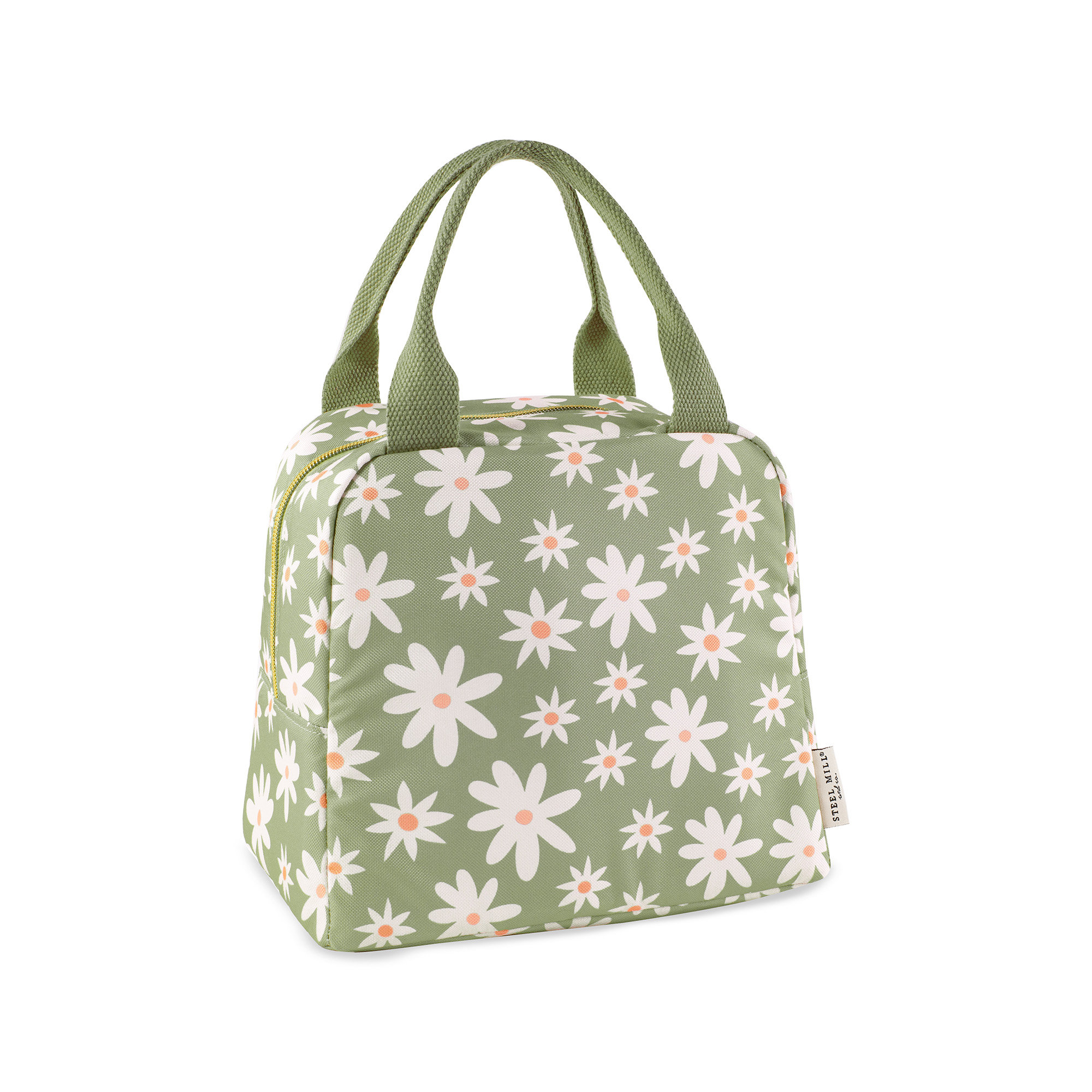 Steel Mill & Co Small Lunch Tote, Daisy Floral Green - Wayfair Canada