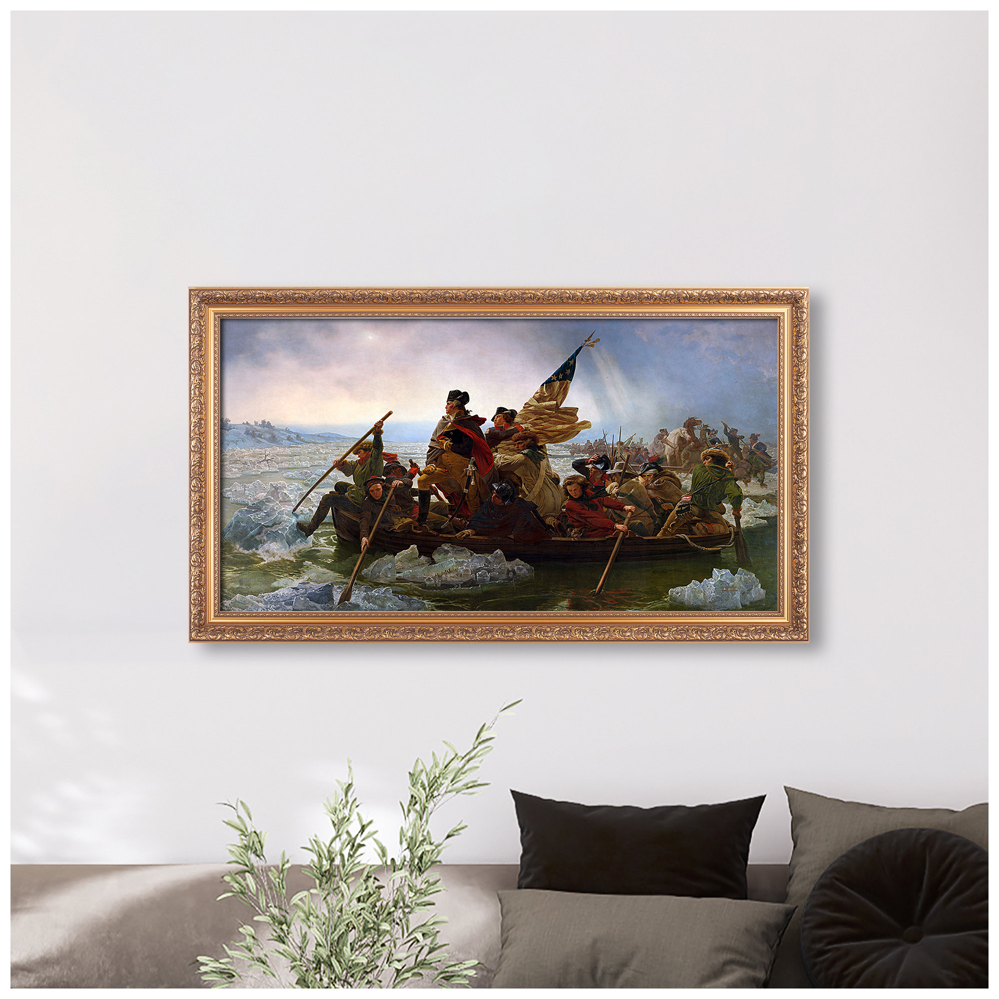 Alcott Hill® Washington Crossing The Delaware 1851 by Emanuel Leutze ...