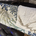 Beachcrest Home Reigate Floral Cocktail Ottoman & Reviews | Wayfair