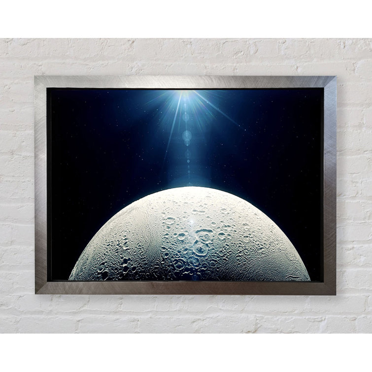 Bright Star Moon In Space - Single Picture Frame Art Prints | Wayfair.co.uk