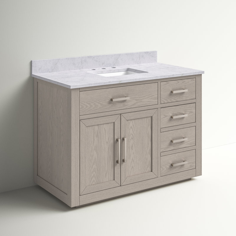 Sand & Stable Ingalls 42'' Free Standing Single Bathroom Vanity with ...