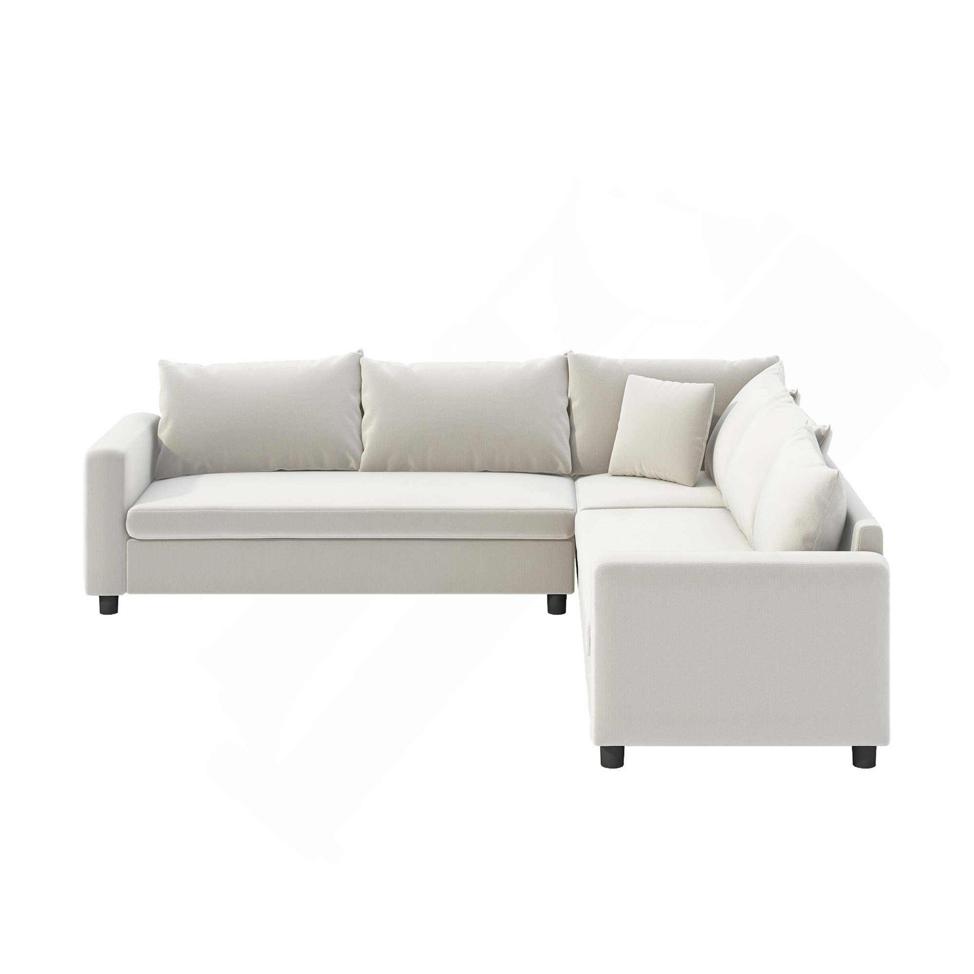 Latitude Run® Modern Oversized Comfy 5-Seat Sofa For Living Room ...