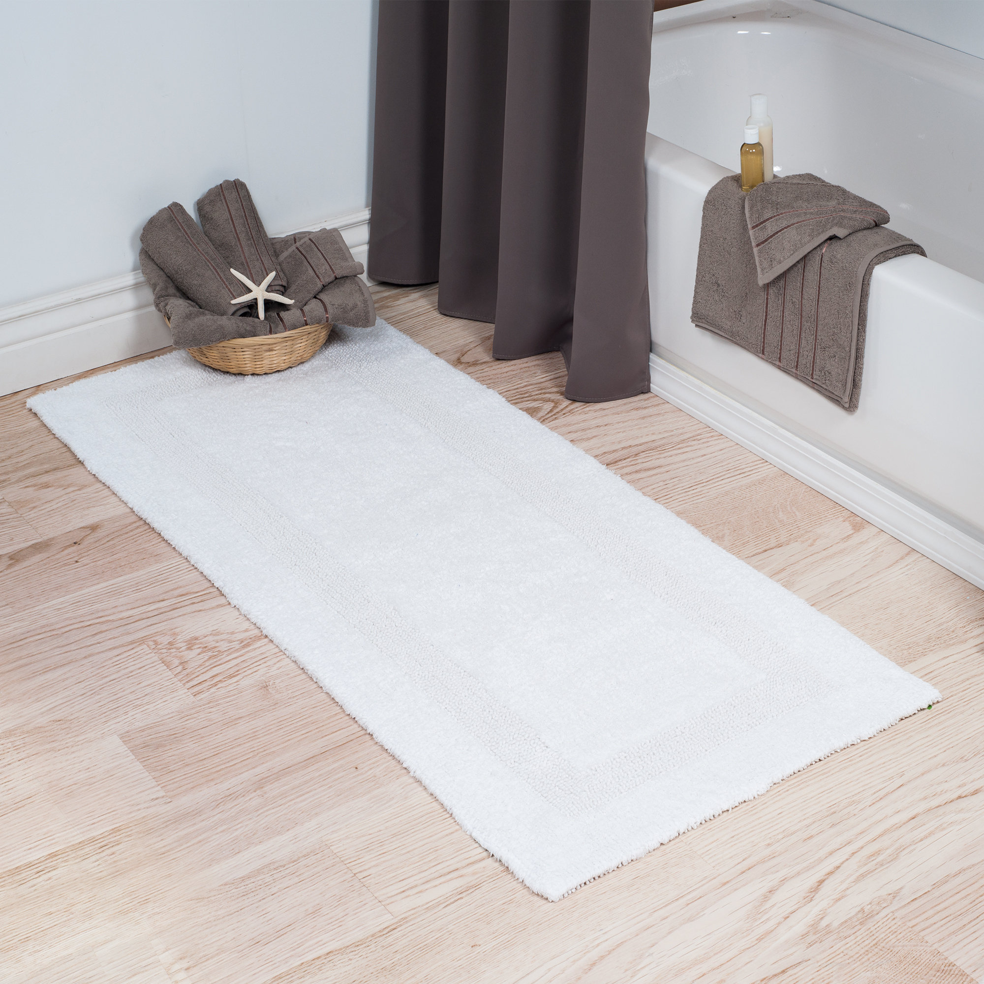 Latitude Run® Sylvi Solid Color Bath Rug | Wayfair