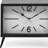 Corrigan Studio® Analog Metal Quartz Tabletop Clock in Black | Wayfair