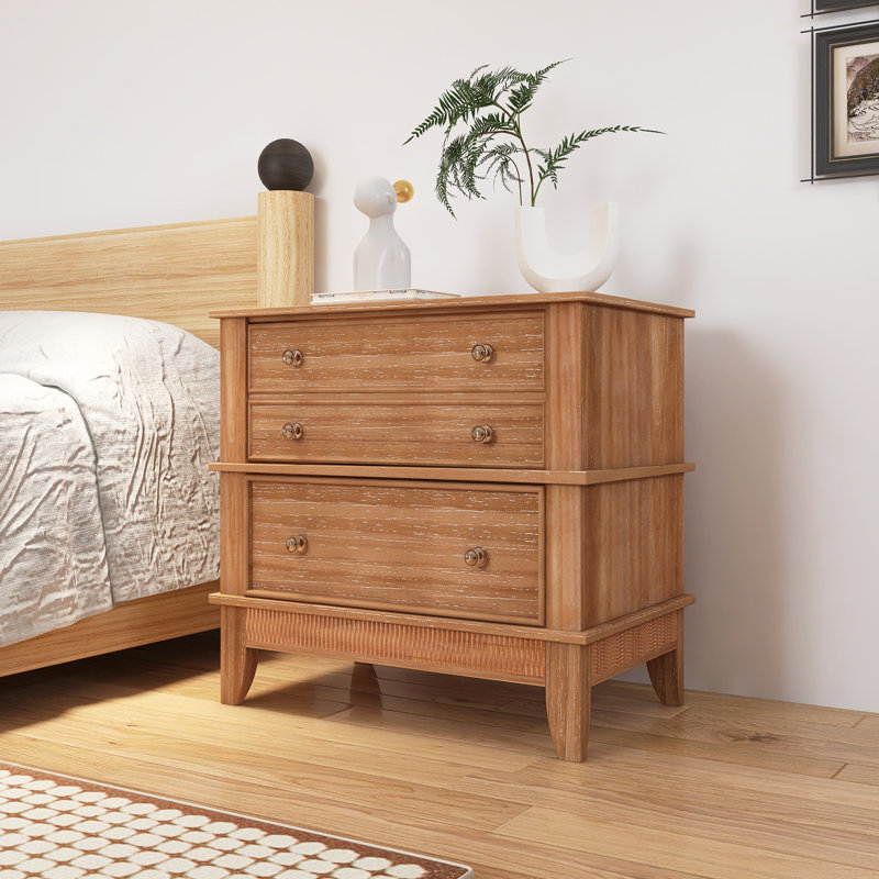 Darby Home Co 3-Drawer Hazel 3-Drawer Side Table For Living Room | Wayfair