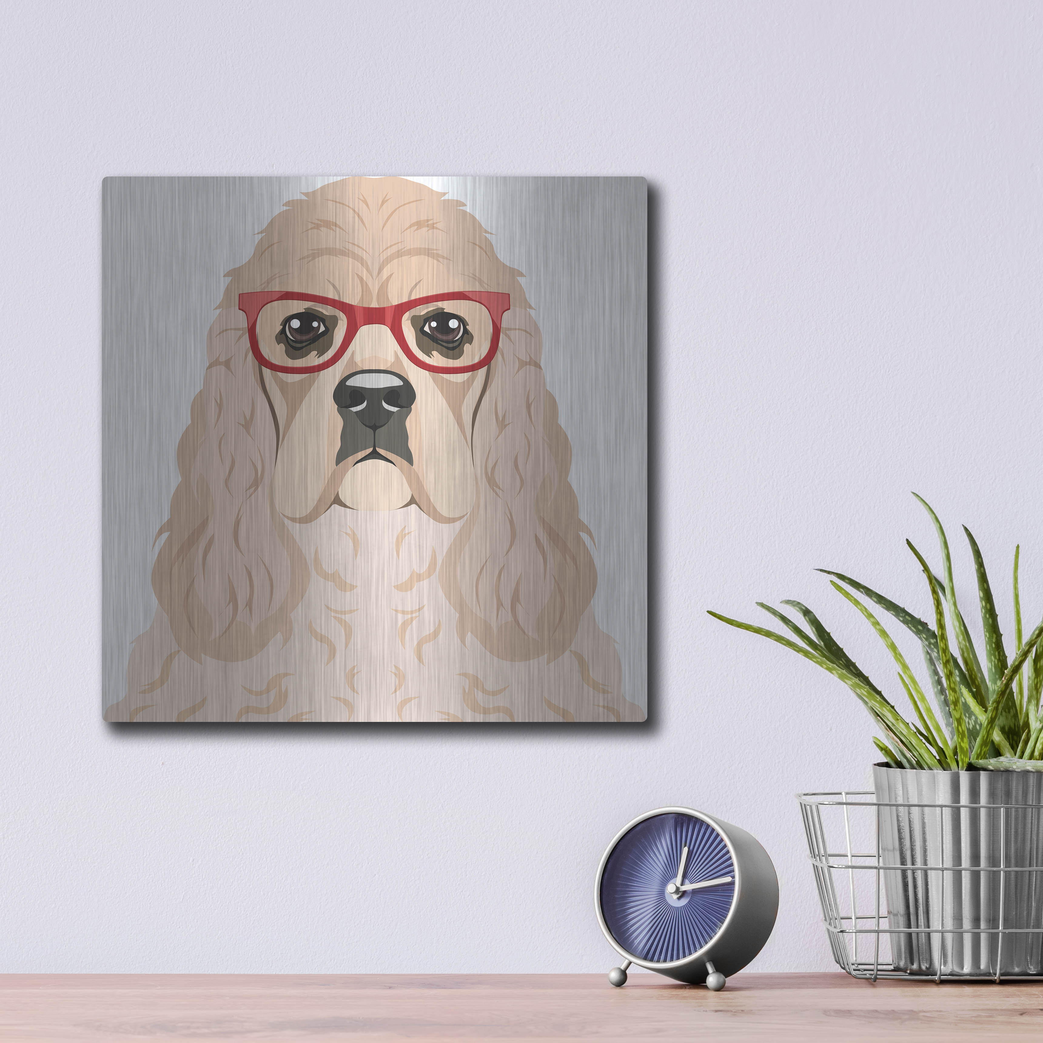Trinx American Cocker Spaniel Wearing Hipster Glasses' by Furbaby ...