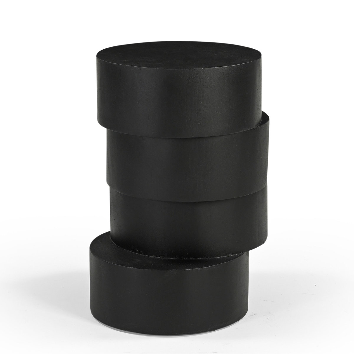 Ebern Designs Grove - Modern Black End Table | Wayfair