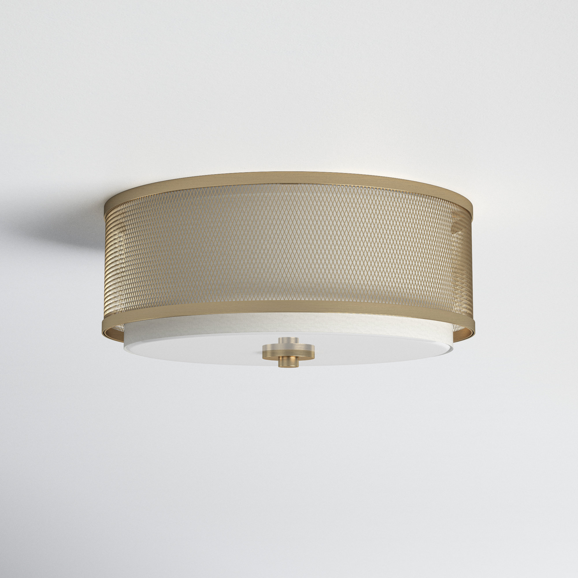 Joss & Main Brett 3-Light 14.75" Flush Mount & Reviews | Wayfair