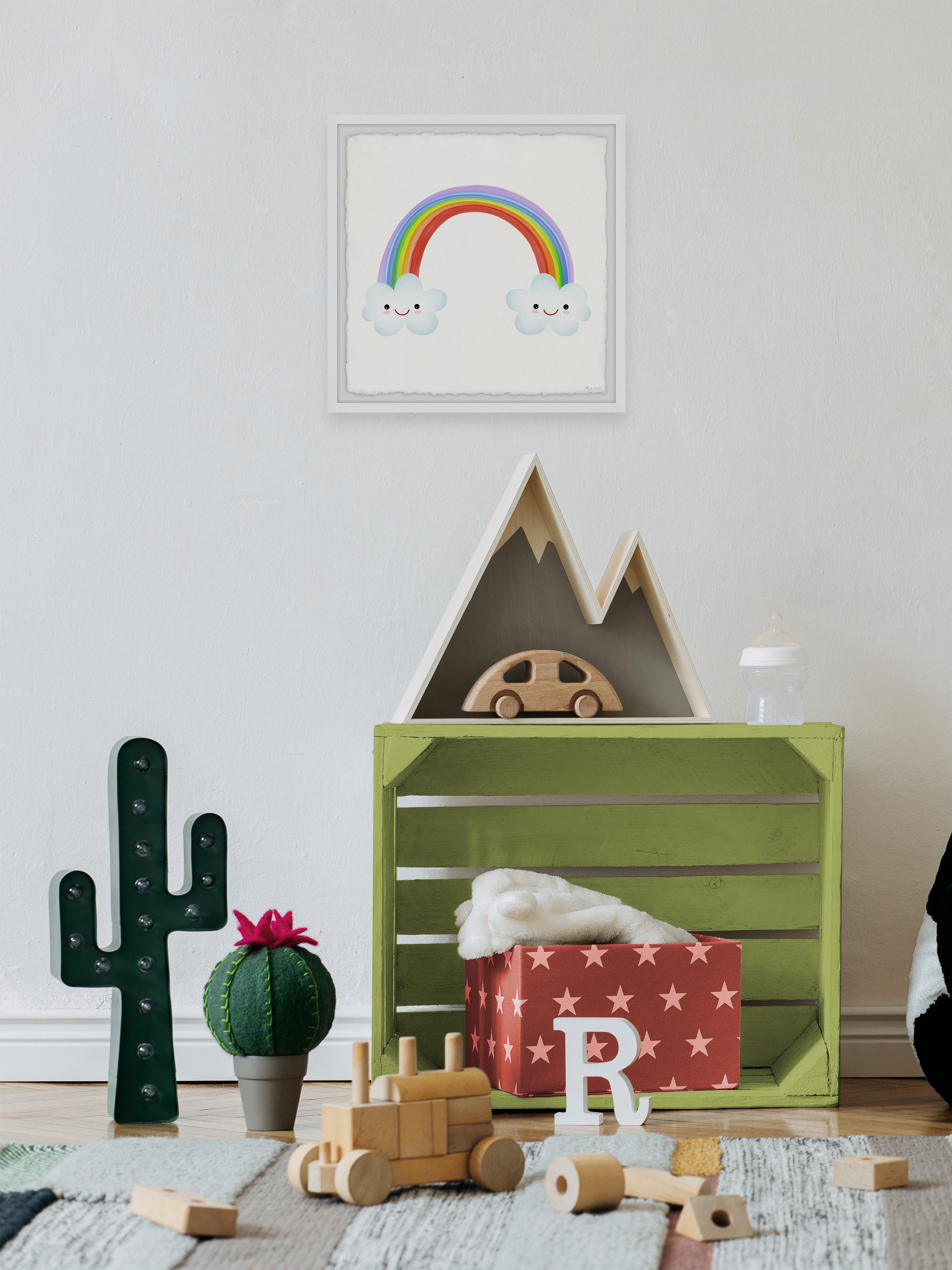Isabelle & Max™ 'Perfect Rainbow' Framed Print - Wayfair Canada