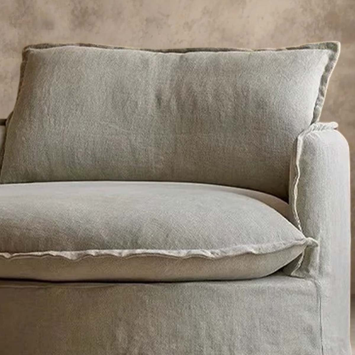 Latitude Run® Linen casual round single sofa | Wayfair