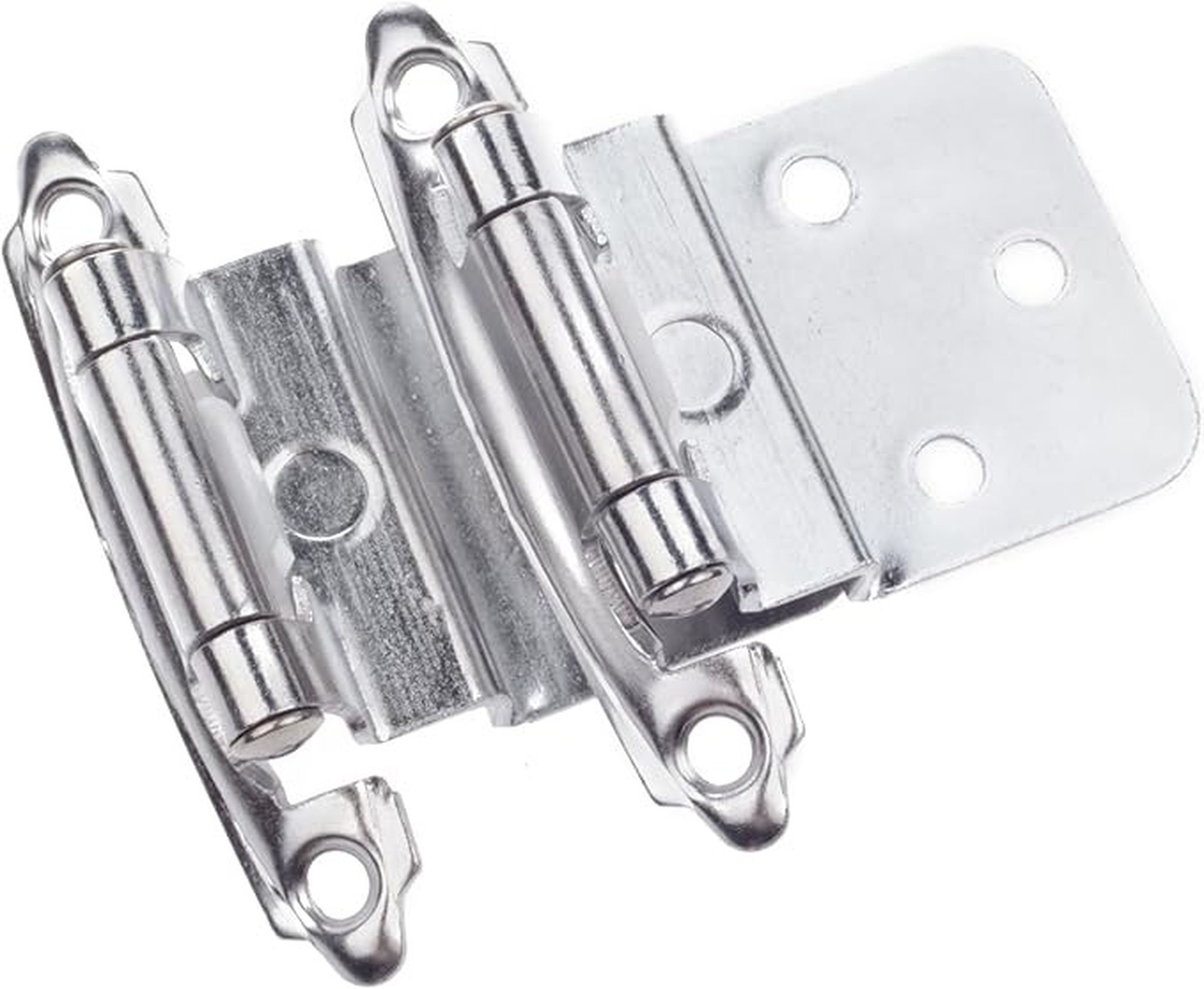 Decobasics 3/8" Inset Cabinet Hinges Brushed Nickel Hinges For Kitchen ...