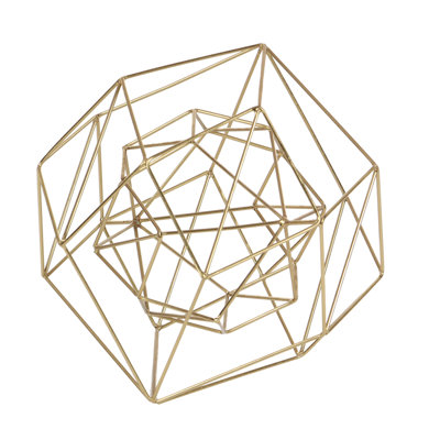 CosmoLiving by Cosmopolitan Metal Wire Sphere Sculpture & Reviews | Wayfair