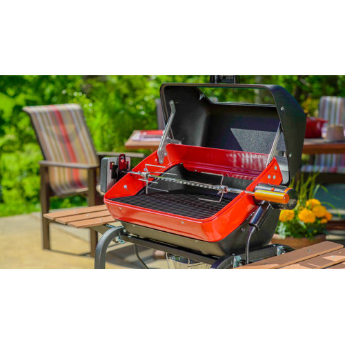 Meco 50" Americana Portable Electric Grill with Folding Side Tables ...