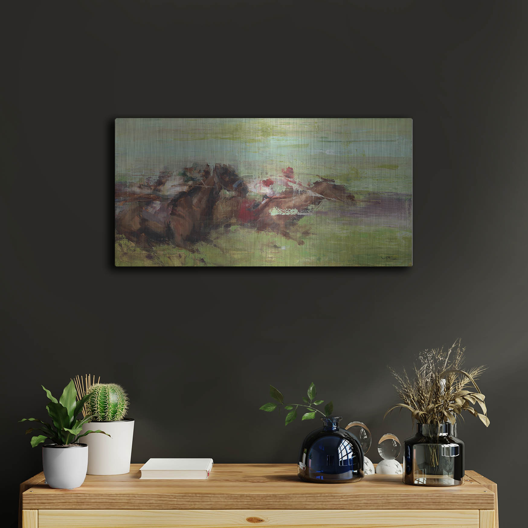 Union Rustic 'Running' by Valtcho Tonov, Metal Wall Art | Wayfair