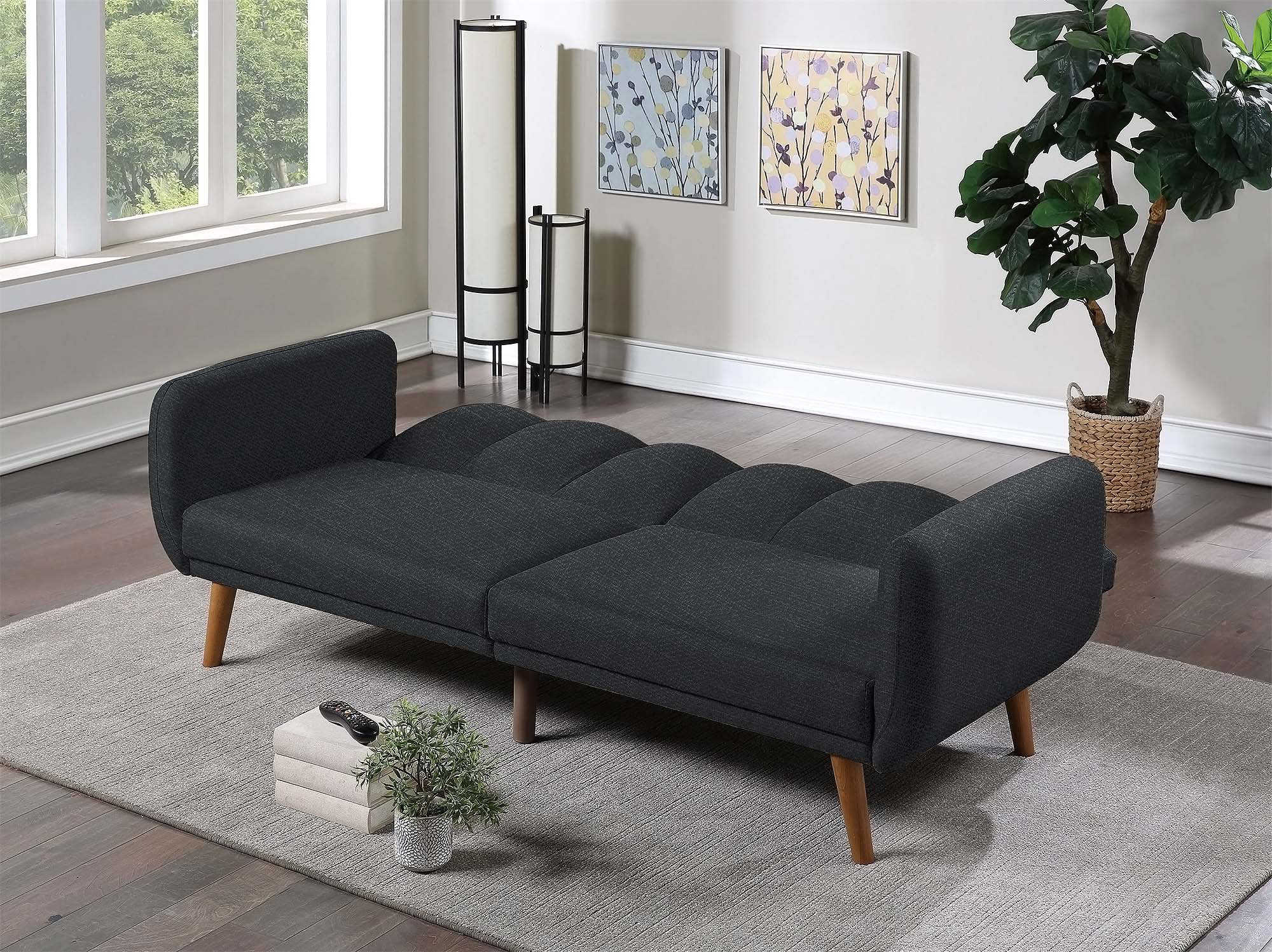 House of Hampton Versatile Convertible Sofa with Plush Cushions for ...