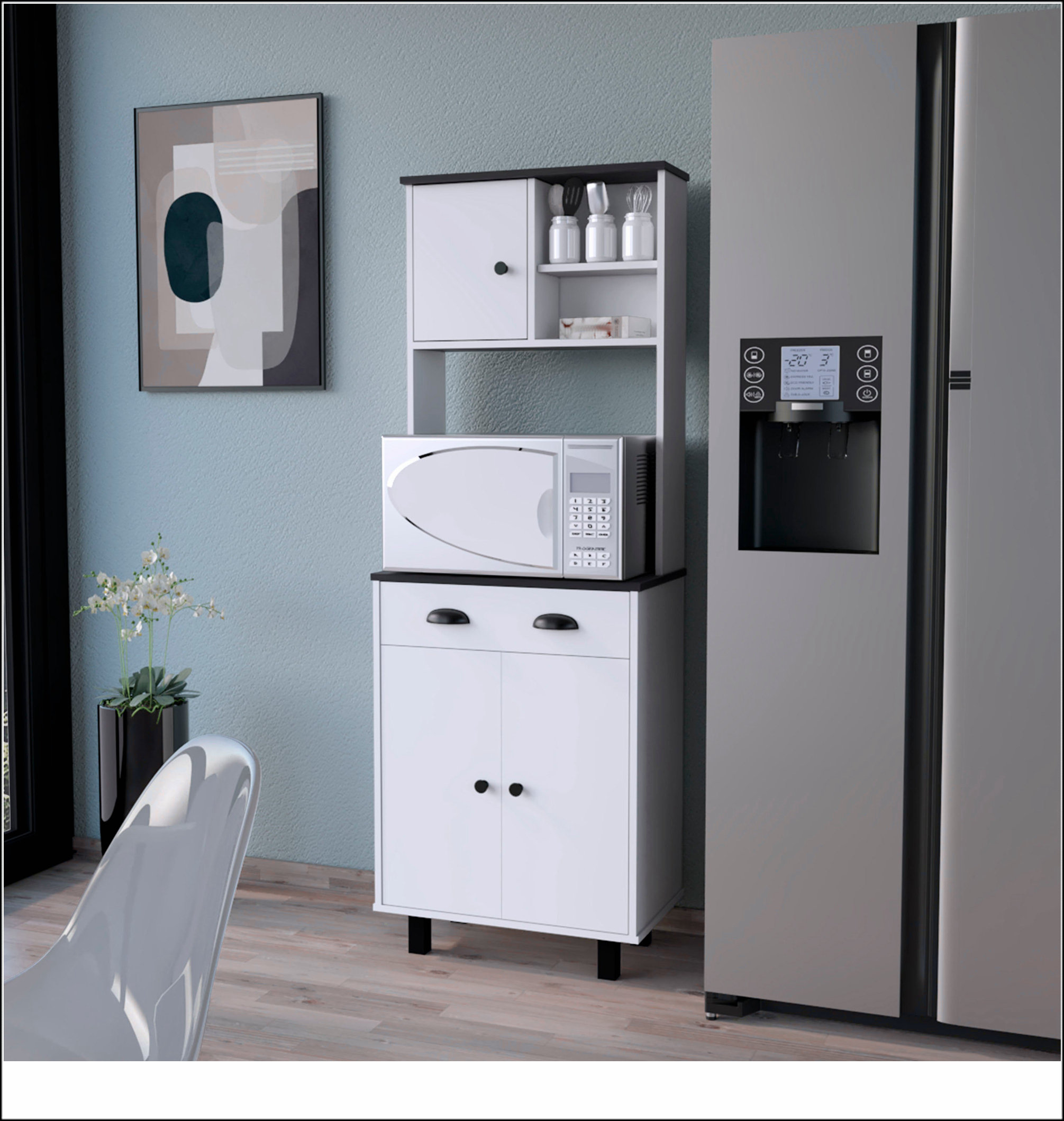 Ebern Designs Garde-manger à 1 tiroir Emily - Wayfair Canada