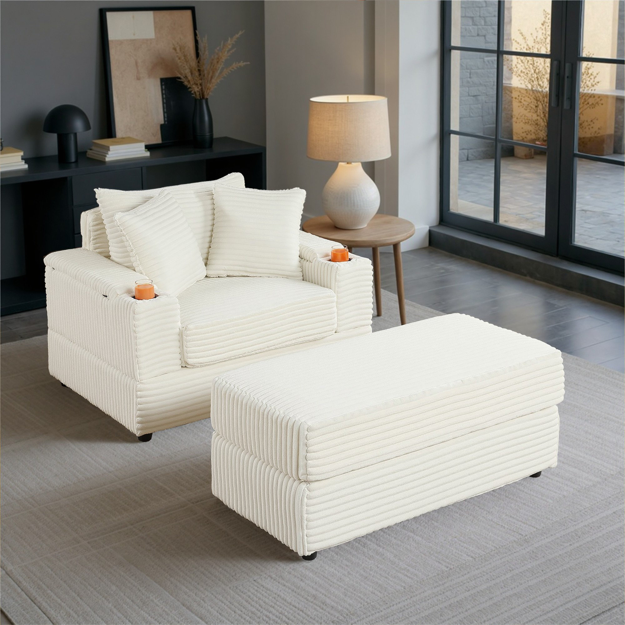 Latitude Run® Modular With Movable Chair Recliner Sofa | Wayfair