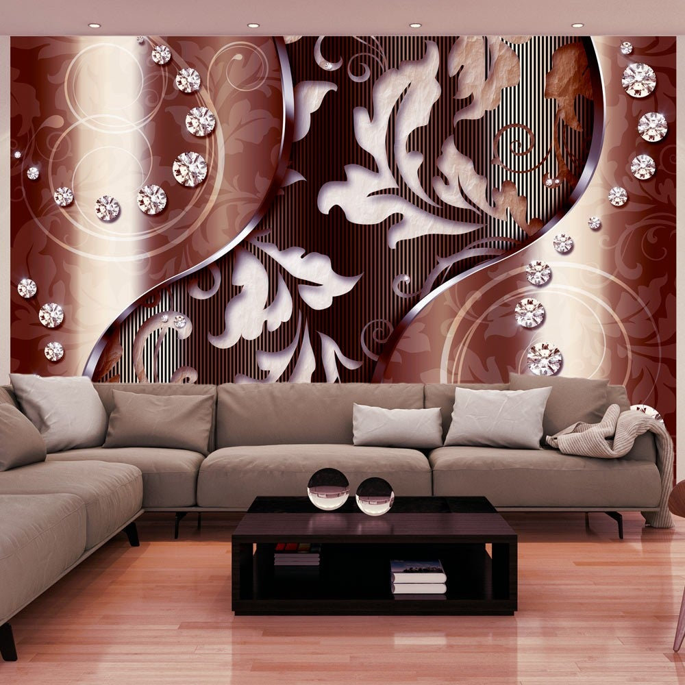 Fly Trend King, LLC Wall Mural - Copper Leaves | Wayfair