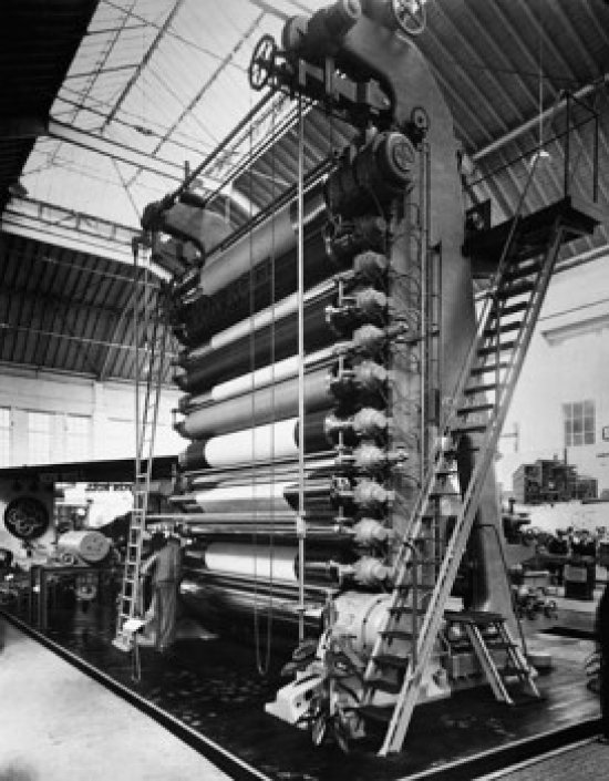 Williston Forge Calender Machine In A Paper Mill Poster Print (24 X 36 ...