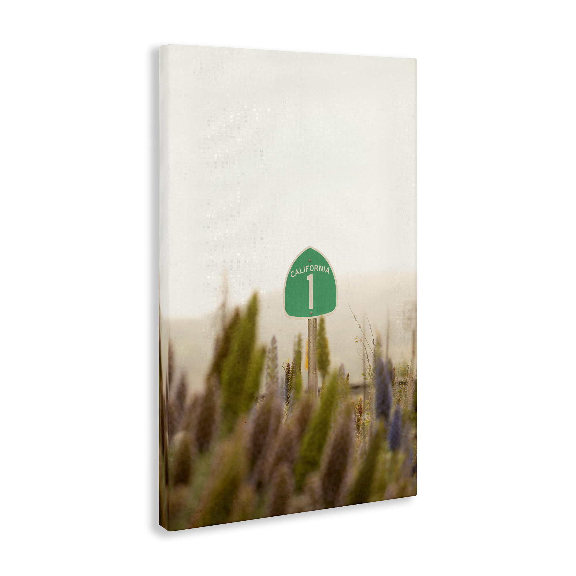 August Grove® California Road Sign View Canvas Wall Art by Crystal Lynn ...