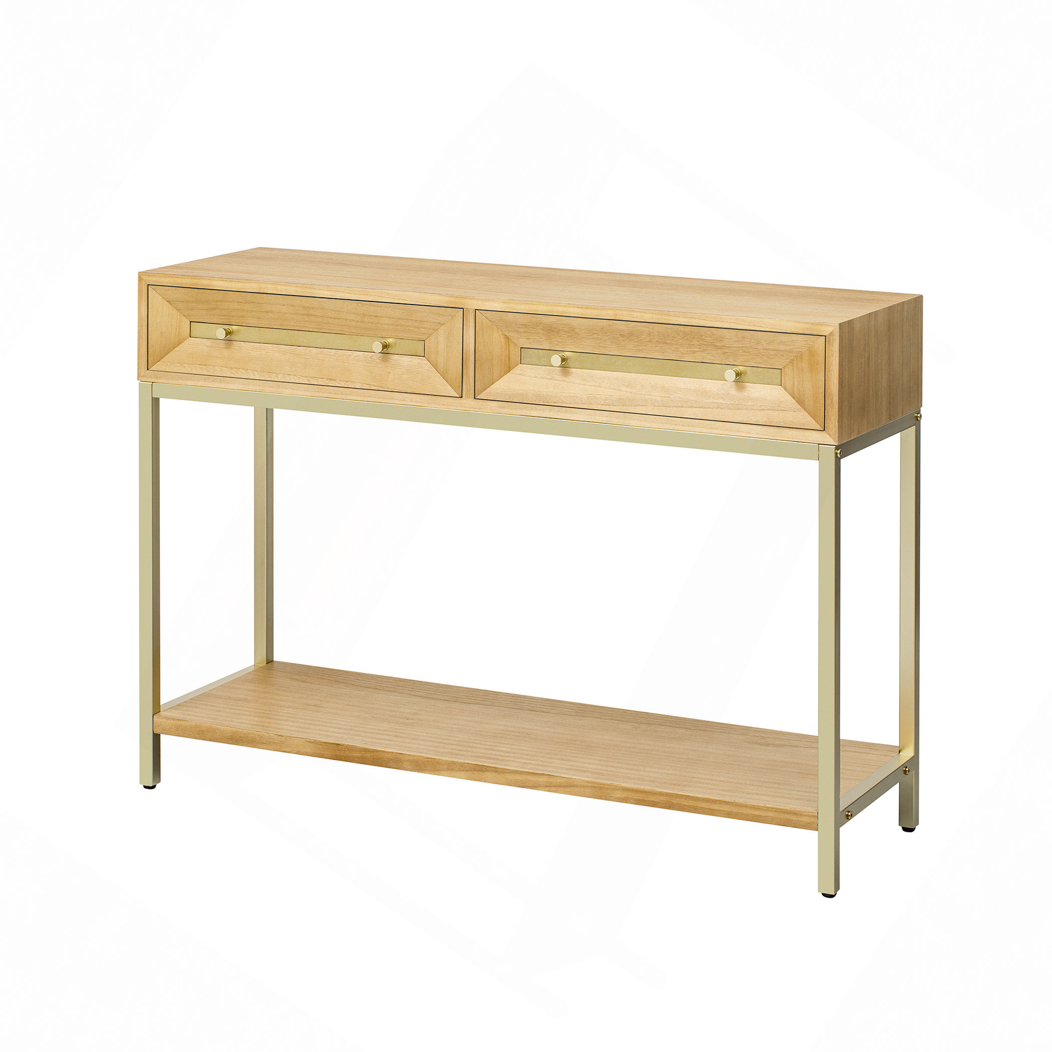 Ivy Bronx Entryway Table, Console Table With Two Drawers, Retro Hallway ...