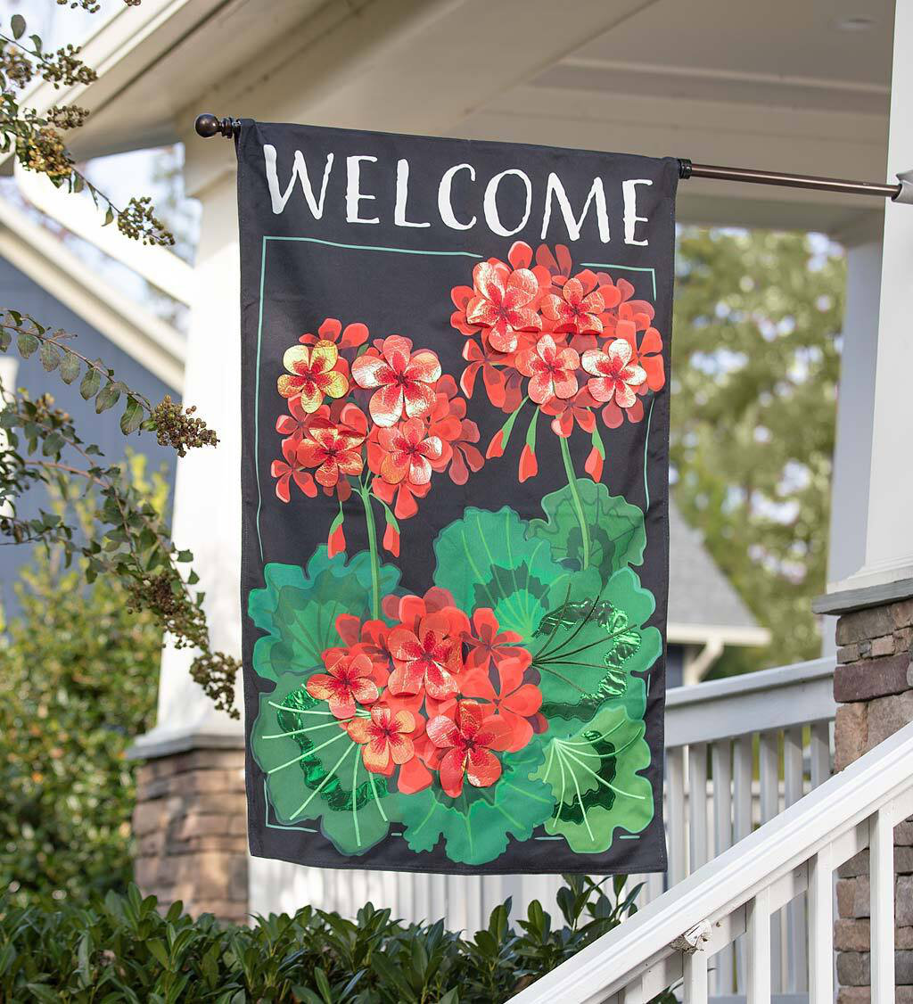 Plow & Hearth Double Sided 0.25'' H x 36'' W Polyester House Flag | Wayfair