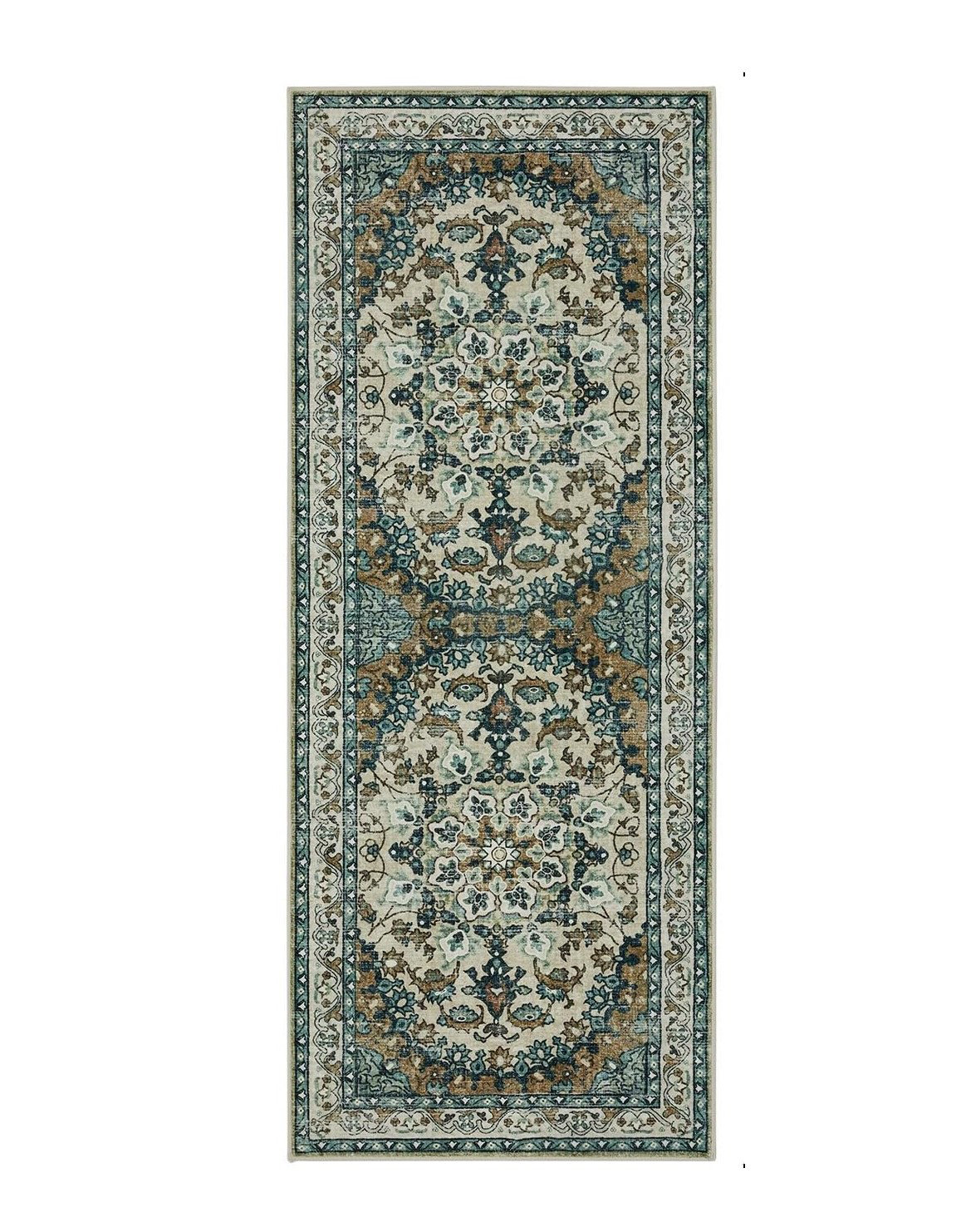Bloomsbury Market The Runner Rug 2x5 Non Slip Machine Washable Vintage ...