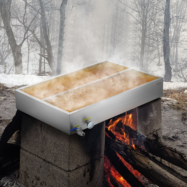 Hokku Designs Maple Syrup Evaporator Pan 304 Stainless Steel with Valve ...