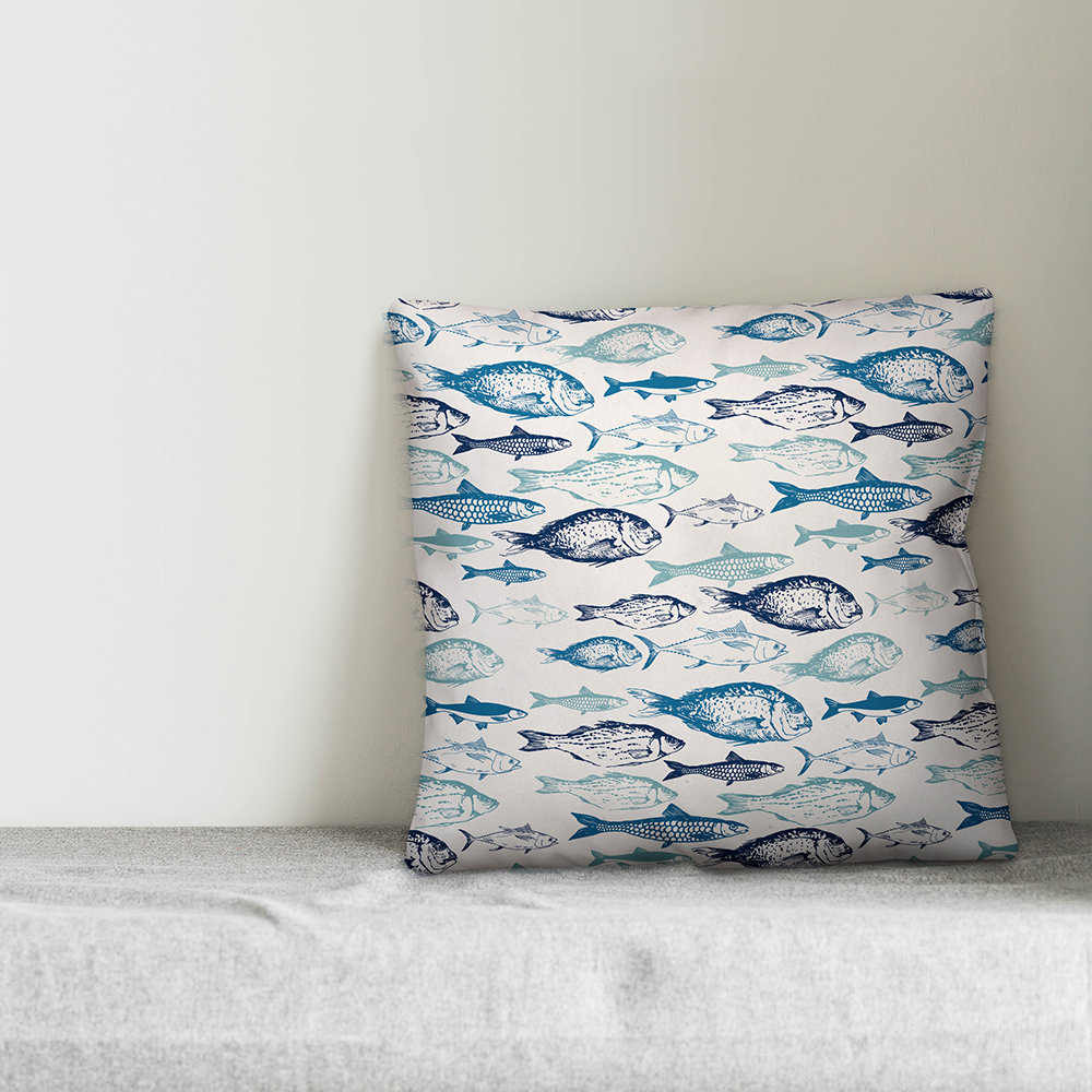 Designs Direct Creative Group Summer Fun School of Fish Outdoor Throw ...