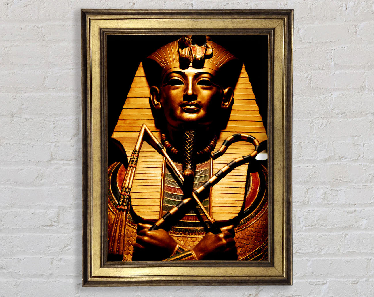 Bright Star Egyptian Golden Pharaoh - Single Picture Frame Art Prints ...