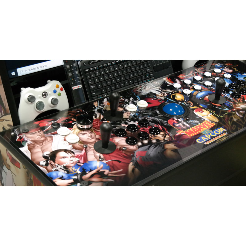 N2fun Mame/Hyperspin 4 Player Plug-In Full Size Arcade Machine with ...