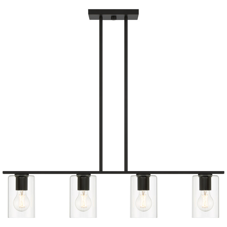 Breakwater Bay Hemma 1 - Light Matte Black Kitchen Island Pendant ...