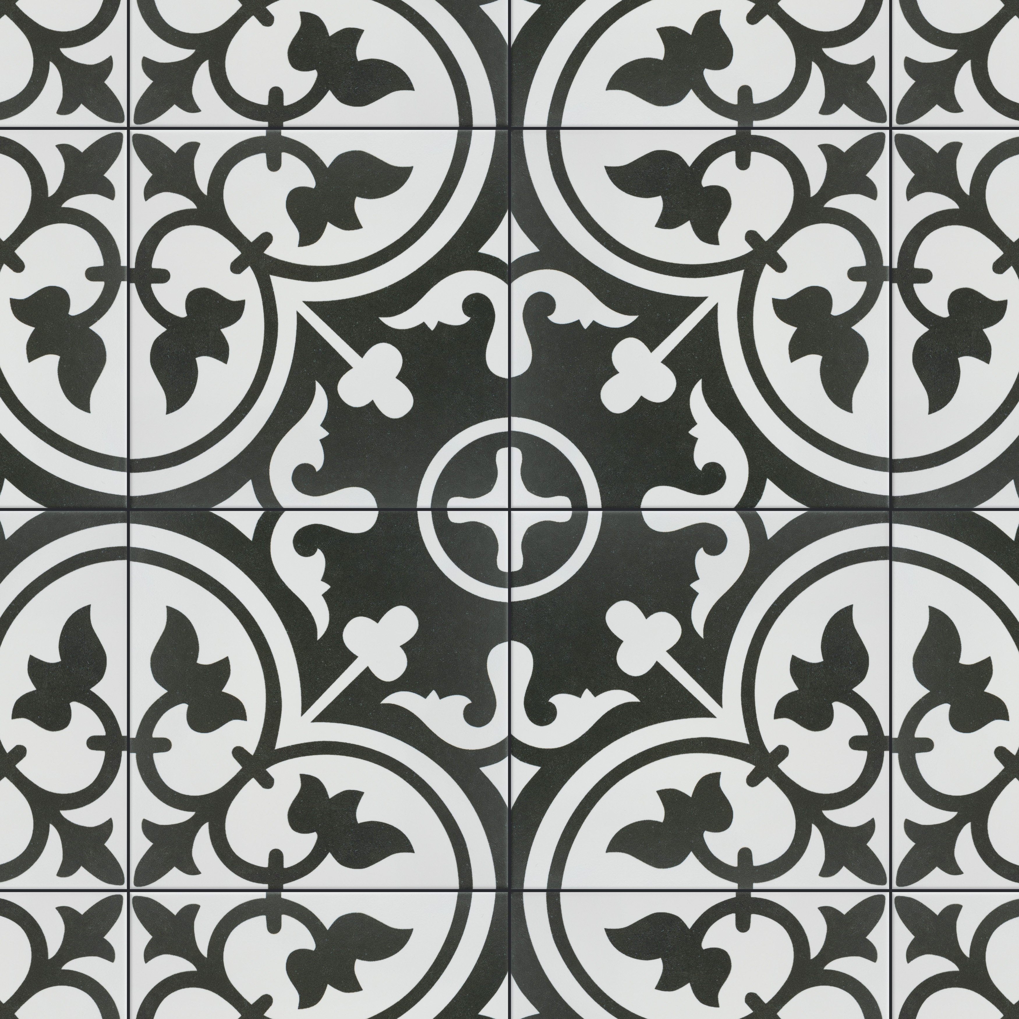 Merola Tile Arte Clover 10" X 10" Porcelain Patterned Wall & Floor Tile ...