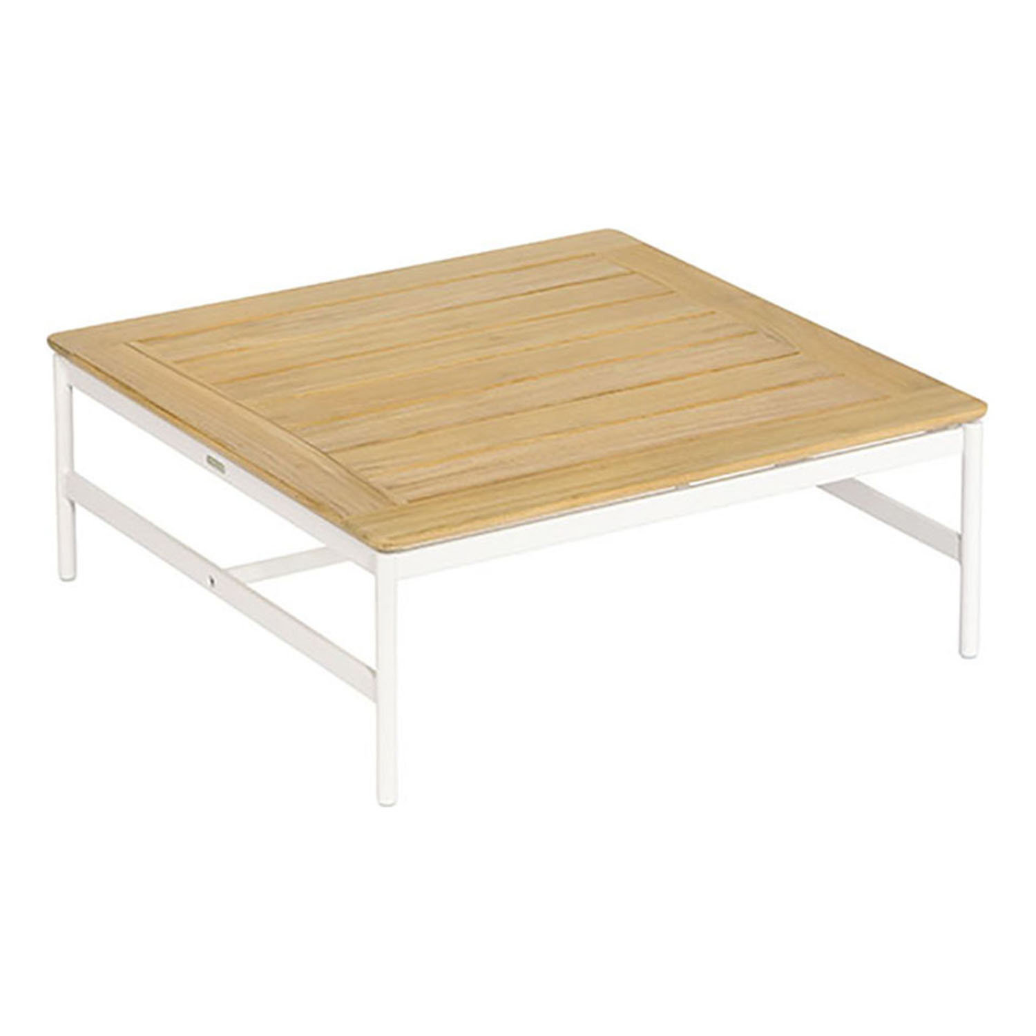 George Oliver Choate Side Table - Arctic White Powder-Coated Aluminum ...