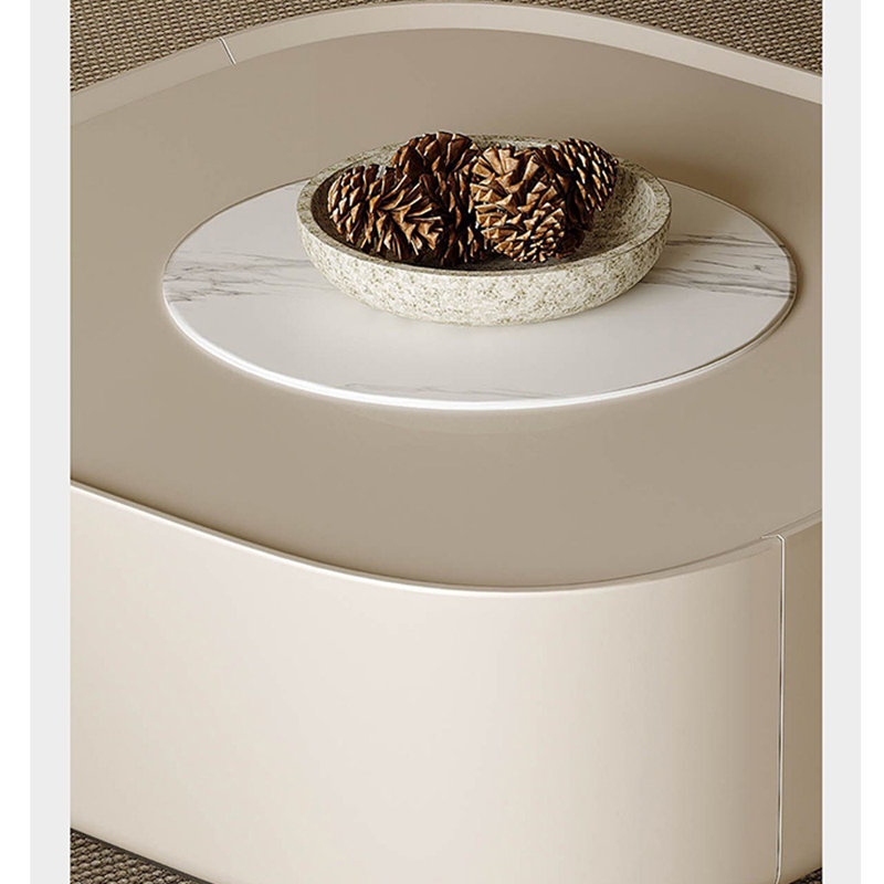 Orxva Galaxy Slab Coffee Table with Piano Lacquer | Wayfair