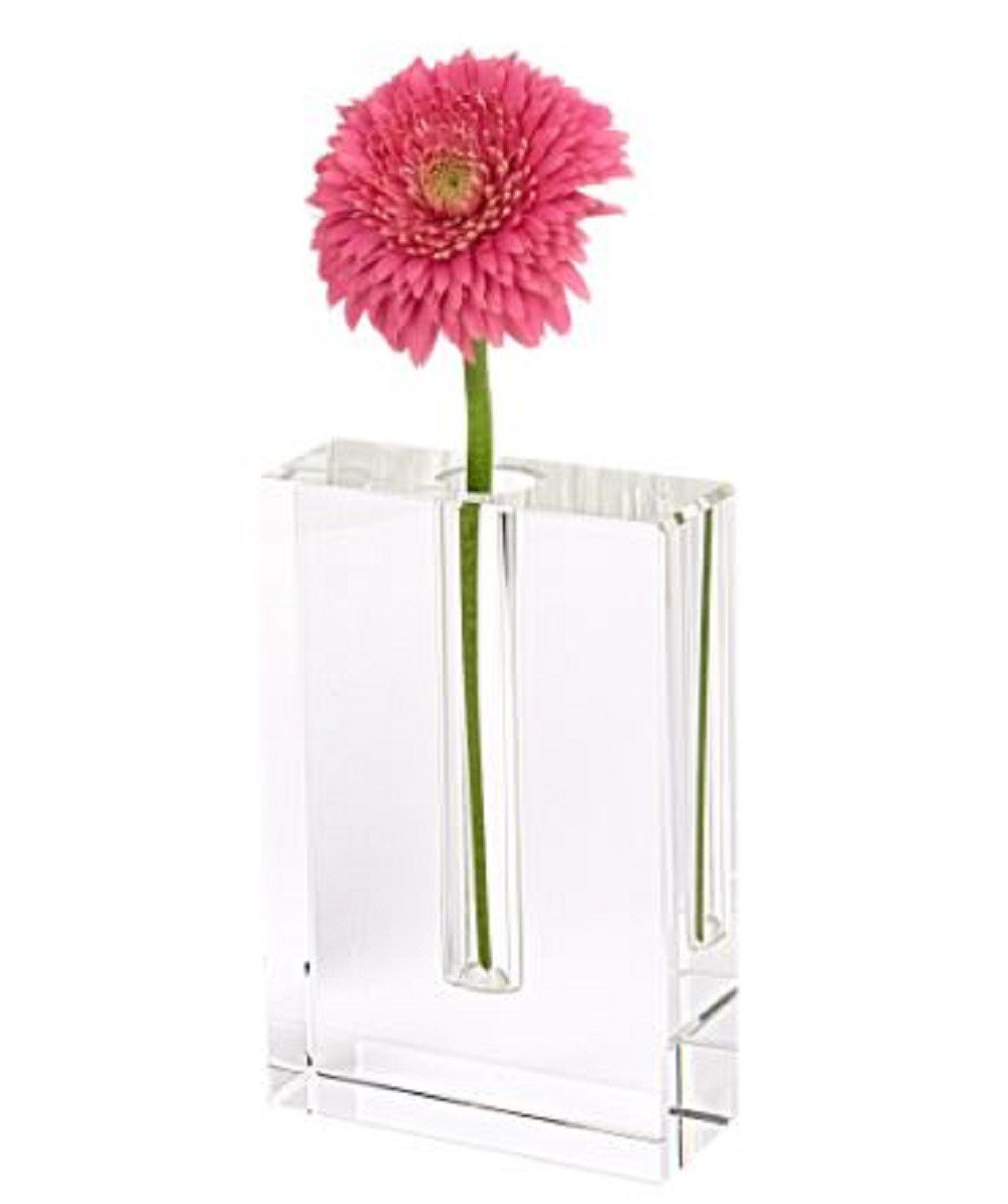 Ivy Bronx Clare Clear Crystal Clear Square Table Vase | Wayfair