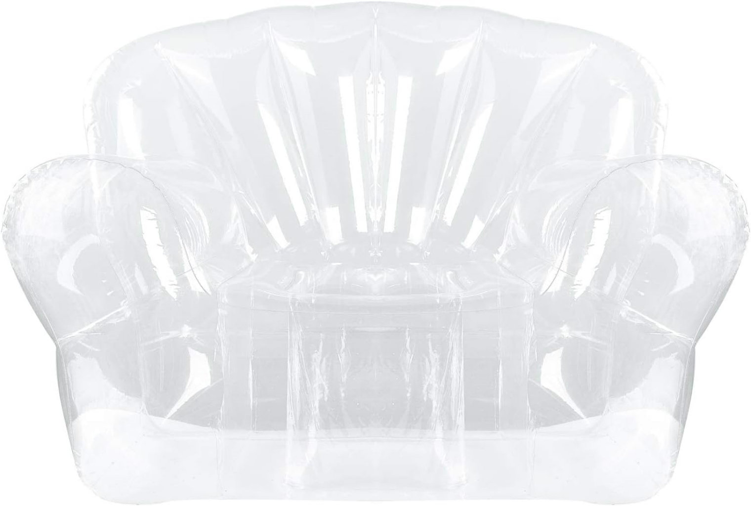 Trule Transparent Inflatable Chair, Clear Air Sofa For Kids & Teens ...