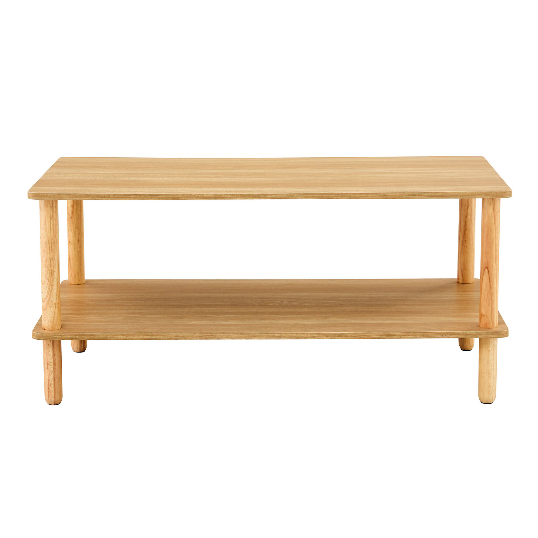 Loon Peak® Modern Living Room Tv Stand, 2 Rectangular With Open Storage ...