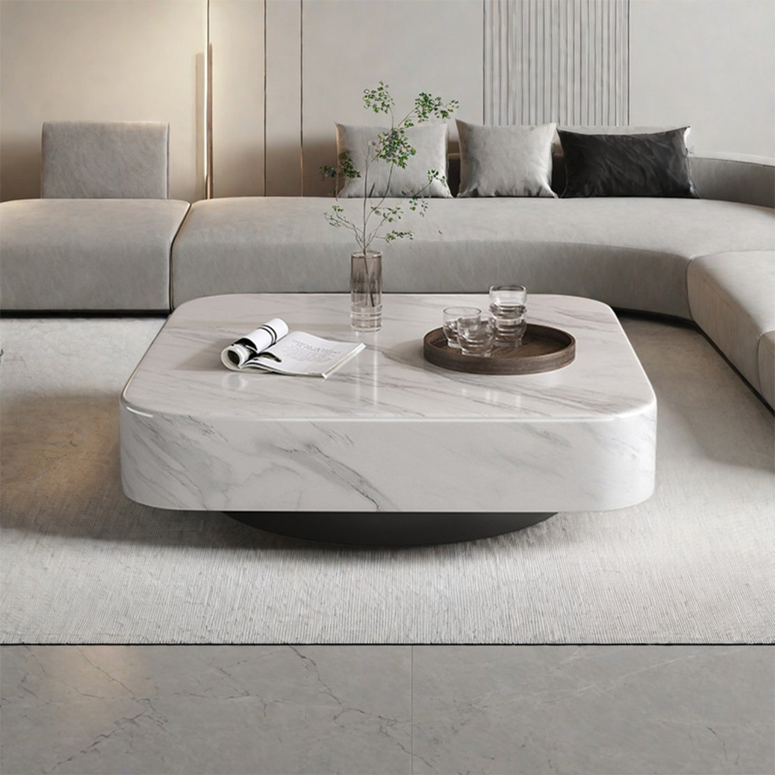 Trentastic Trails Italian marble square coffee table - Wayfair Canada